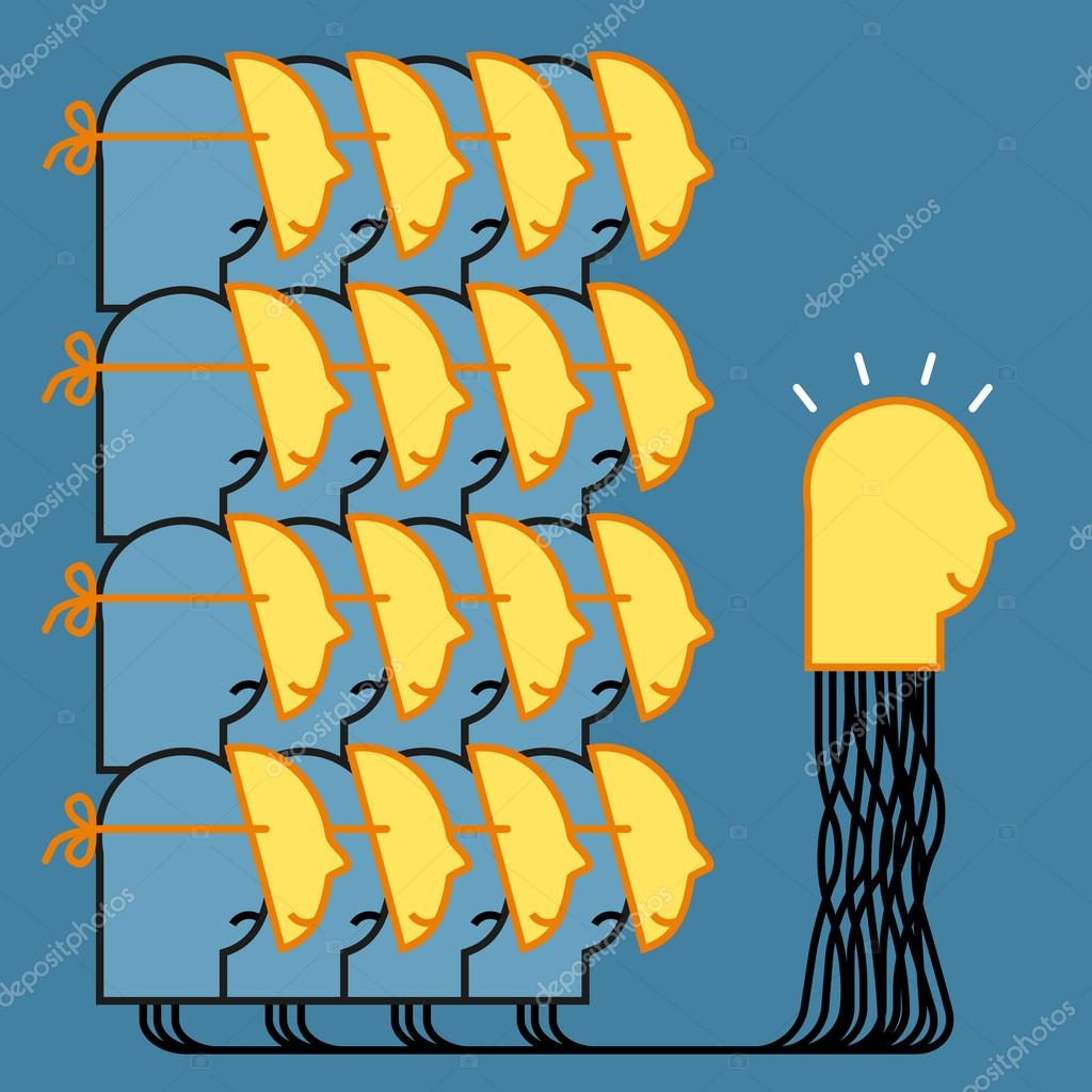 Human pyramid for work Stock Illustration by ©VectorStory #62969575