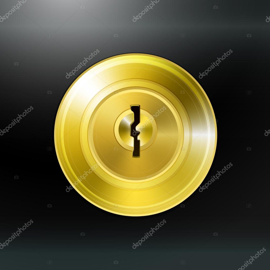 Vector keyhole in round lock Stock Vector Image by ©VectorStory #62970001