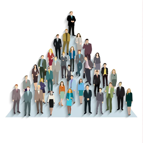 People pyramid Stock Vectors, Royalty Free People pyramid Illustrations ...