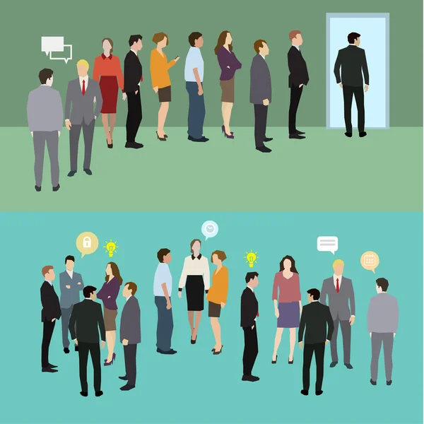 ᐈ Men standing in line stock vectors, Royalty Free standing in line ...