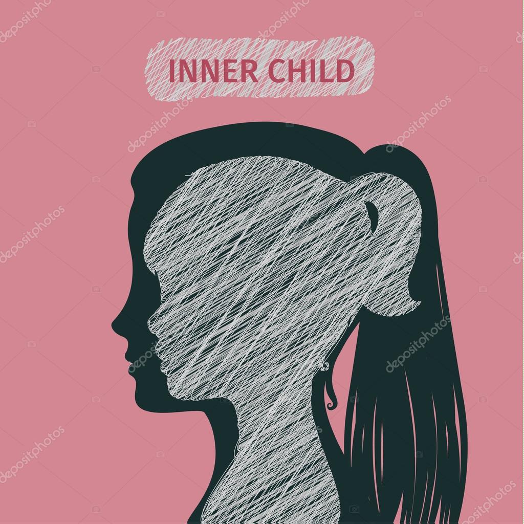 Concept of inner child Stock Illustration by ©VectorStory #77376690