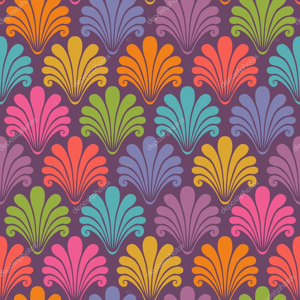 Seamless pattern with color shells Stock Vector by ©anfisa_focusova ...
