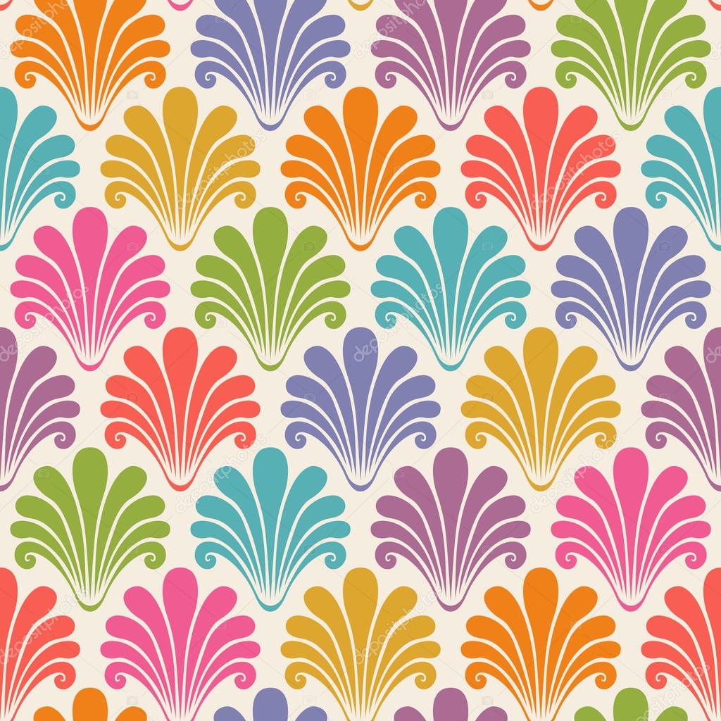 Seamless pattern with color shells Stock Vector Image by ©anfisa ...