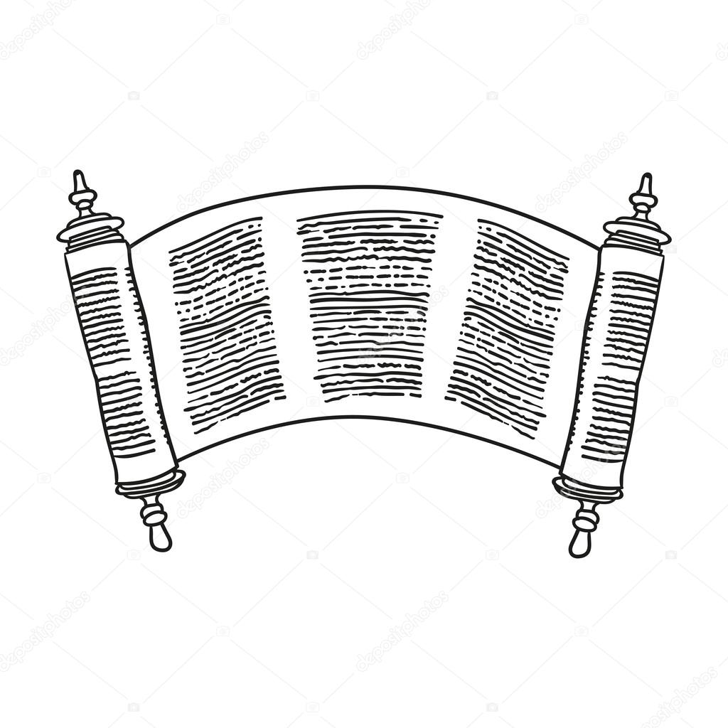 Blank Torah Scroll