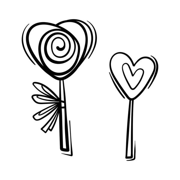 Candy Heart Clipart Black And White