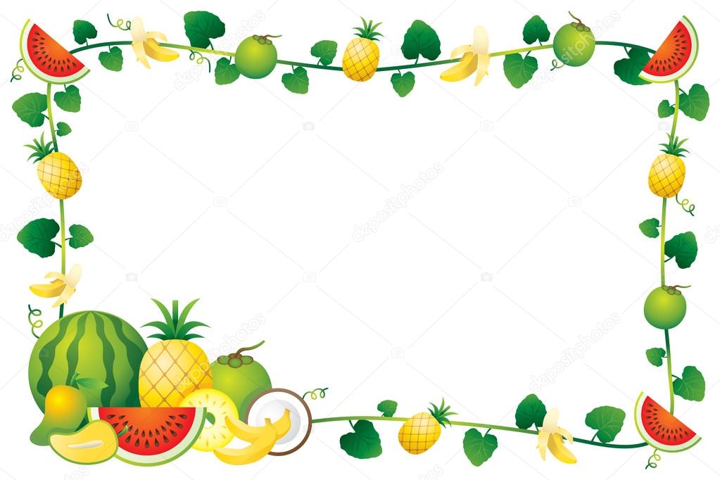 Mixed Fruits, Border, Frame — Stock Vector © muchmania #59247467 Mixed Fruits, Border, Frame — Stock Vector © muchmania #59247467