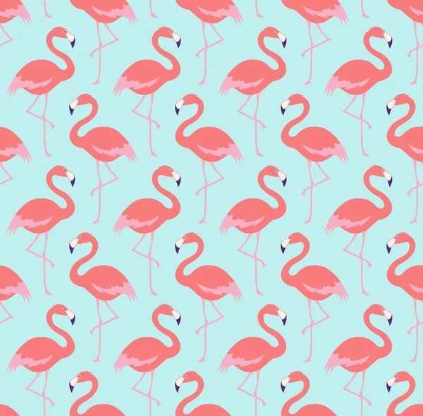 Flamingo birds pattern — Stock Vector © kidstudio852 #59198963
