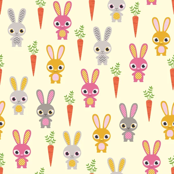 Seamless rabbit pattern wallpaper Stock Vector Image by ©kidstudio852 ...