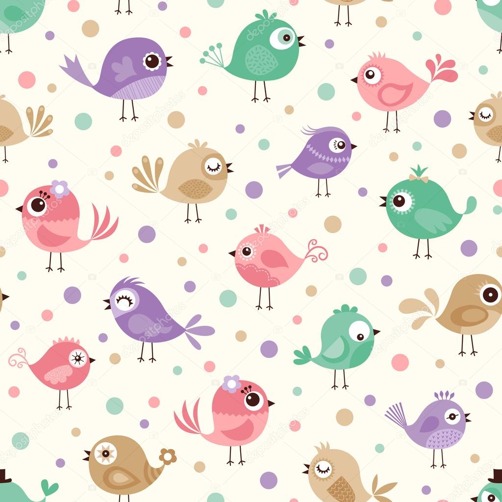 Birds pattern Stock Vector Image by ©kidstudio852 #59328301