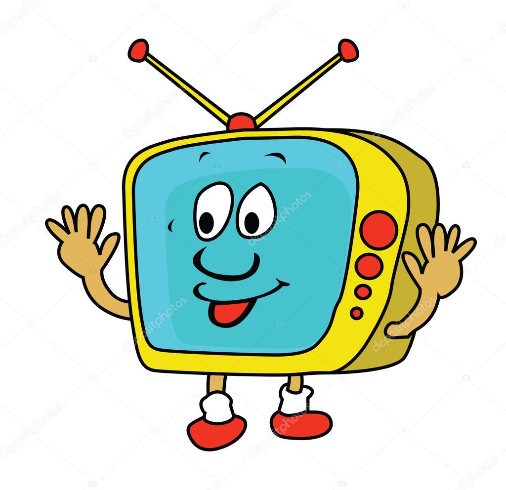 Dibujos animados de la TV — Archivo Imágenes Vectoriales © imazyreams ...
