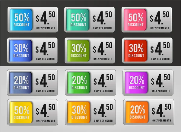 Glossy web button — Stock Vector © imazyreams #68254971