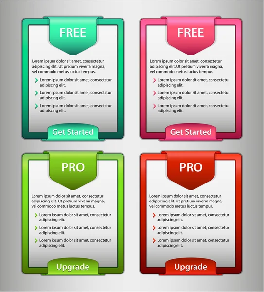 Web List Advertisement Templates Stock Vector Image by ©imazyreams ...