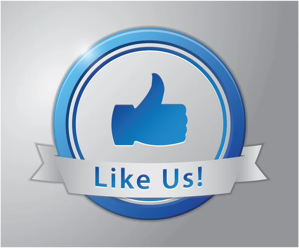 Like badge, button Stock Vector Image by ©imazyreams #80007338