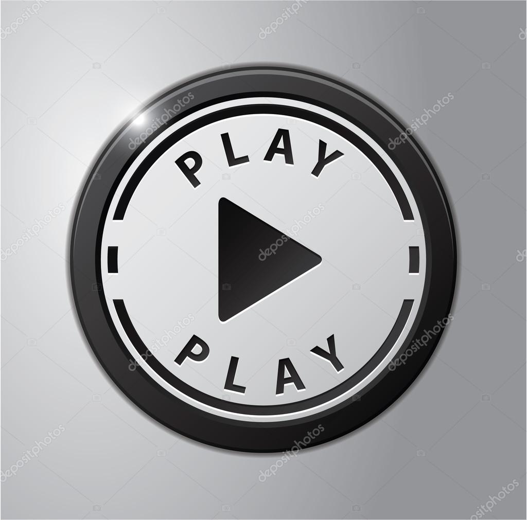 Play button Stock Vector Image by ©imazyreams #80007814