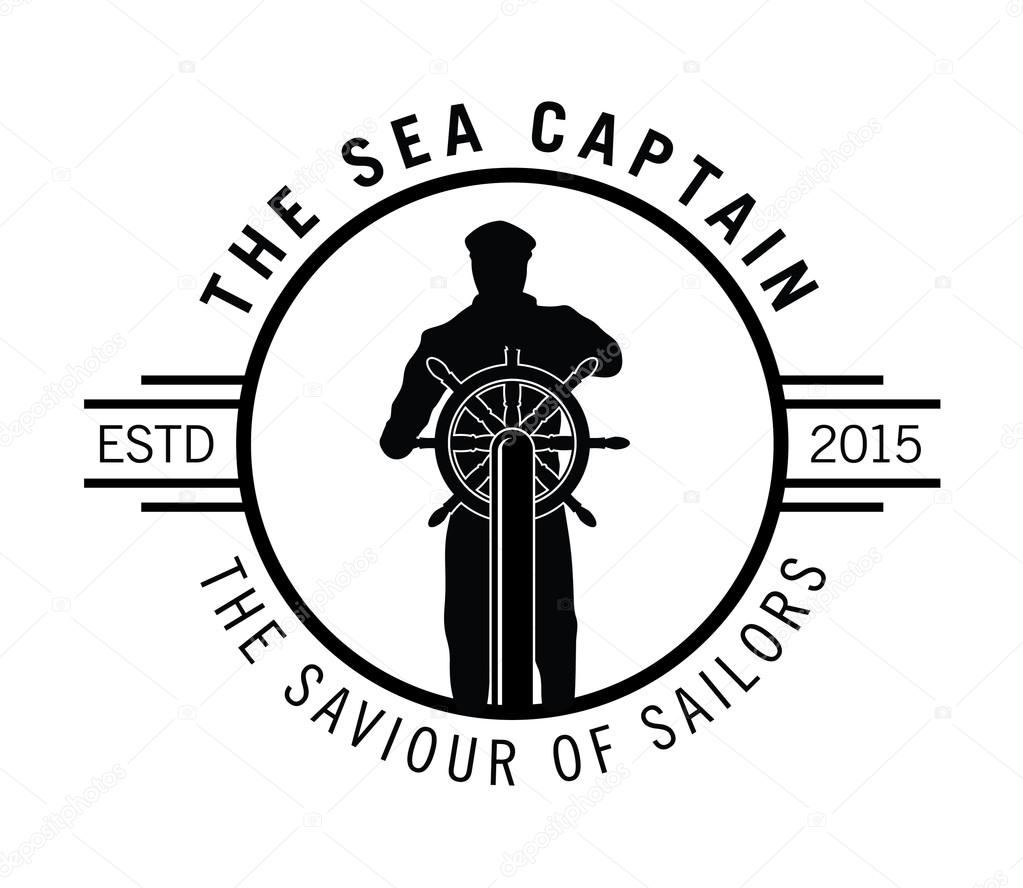 The sea captain : Sailor badge Stock Vector Image by ©imazyreams #83831758
