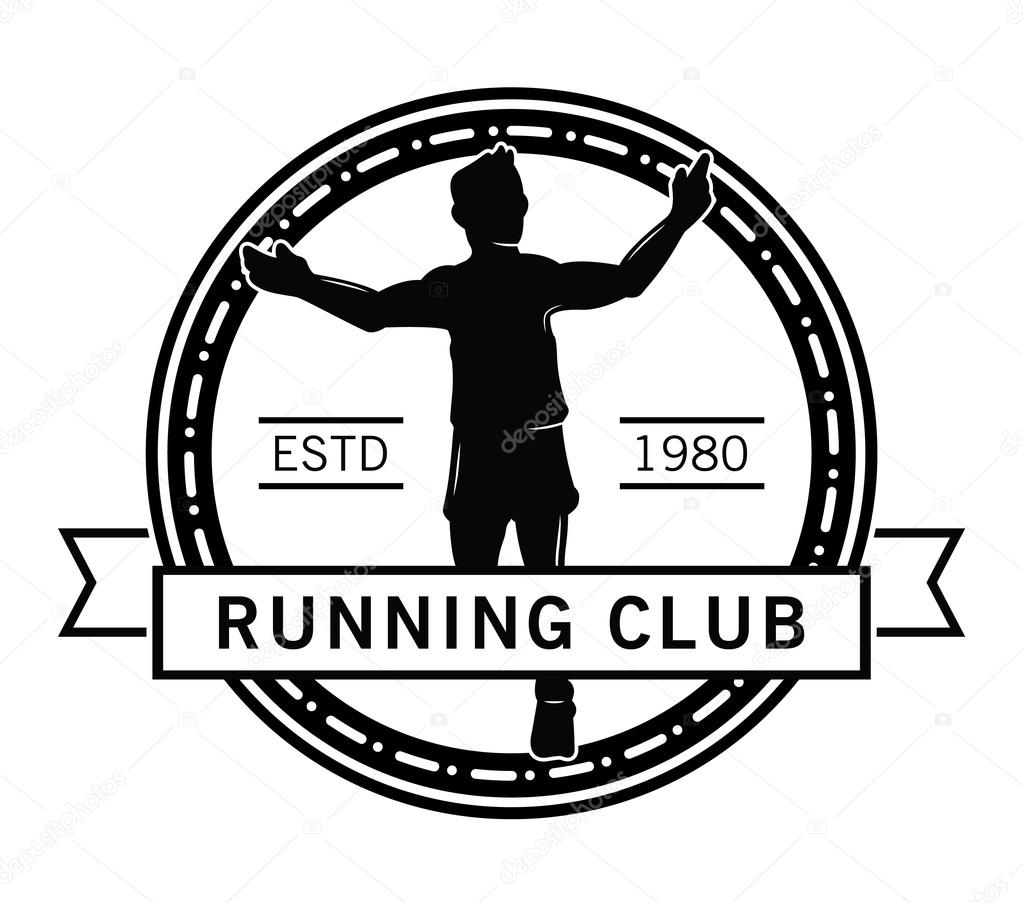 Runner label badge Stock Vector Image by ©imazyreams #83833660
