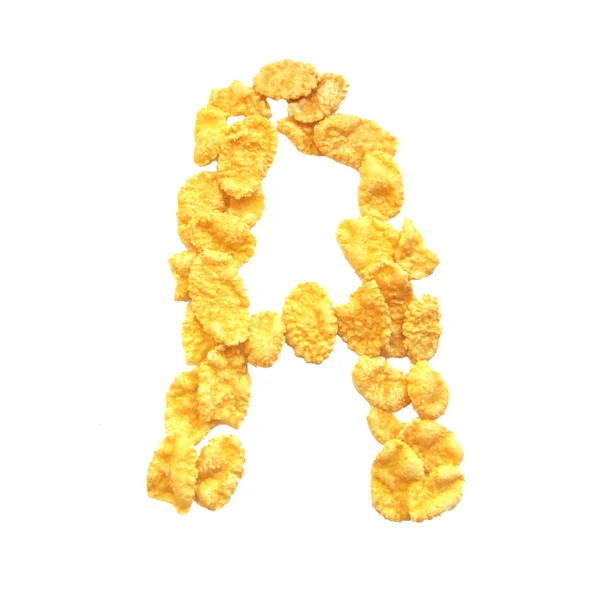 Corn flakes letter Stock Vector Image by ©A_Almazova #58689641