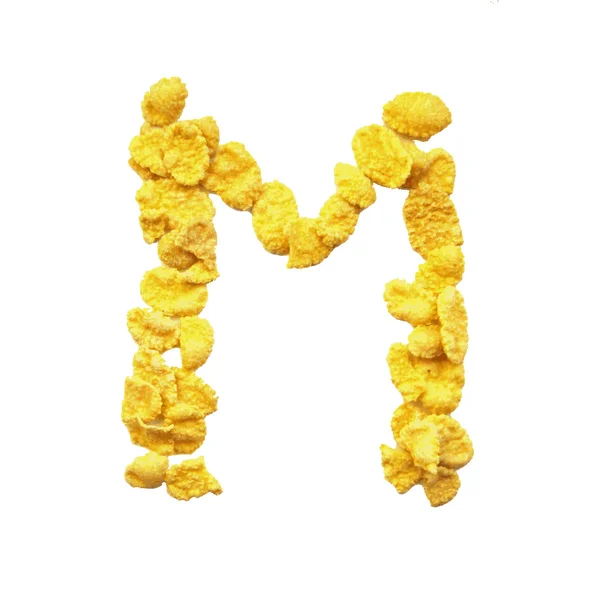 Corn flakes letter — Stock Vector © A_Almazova #58689671