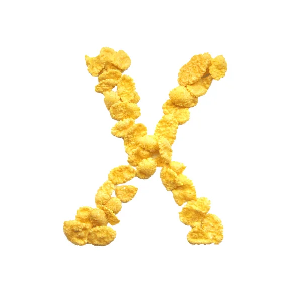 Corn flakes letter — Stock Vector © A_Almazova #58689671