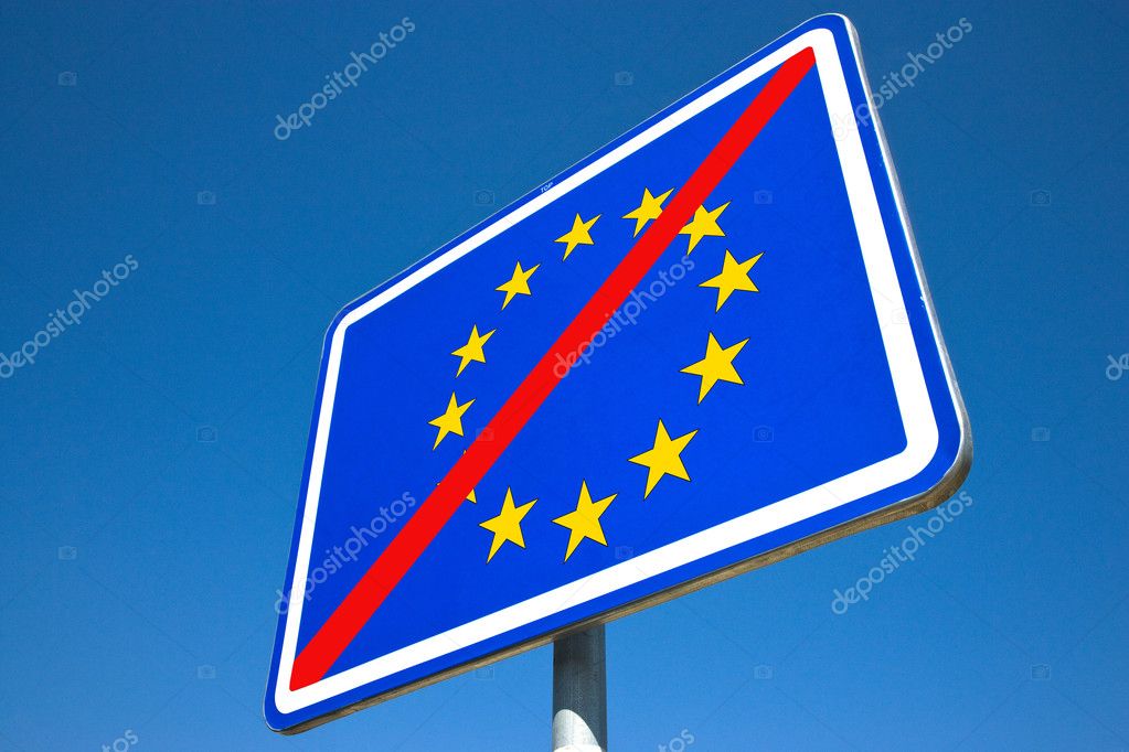 EU sign on traffic sign Stock Photo by ©kaprikM 63623839