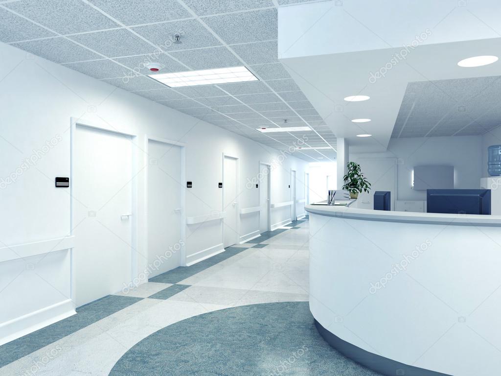 Hospital. 3d rendering Stock Photo by ©2mmedia 73360291