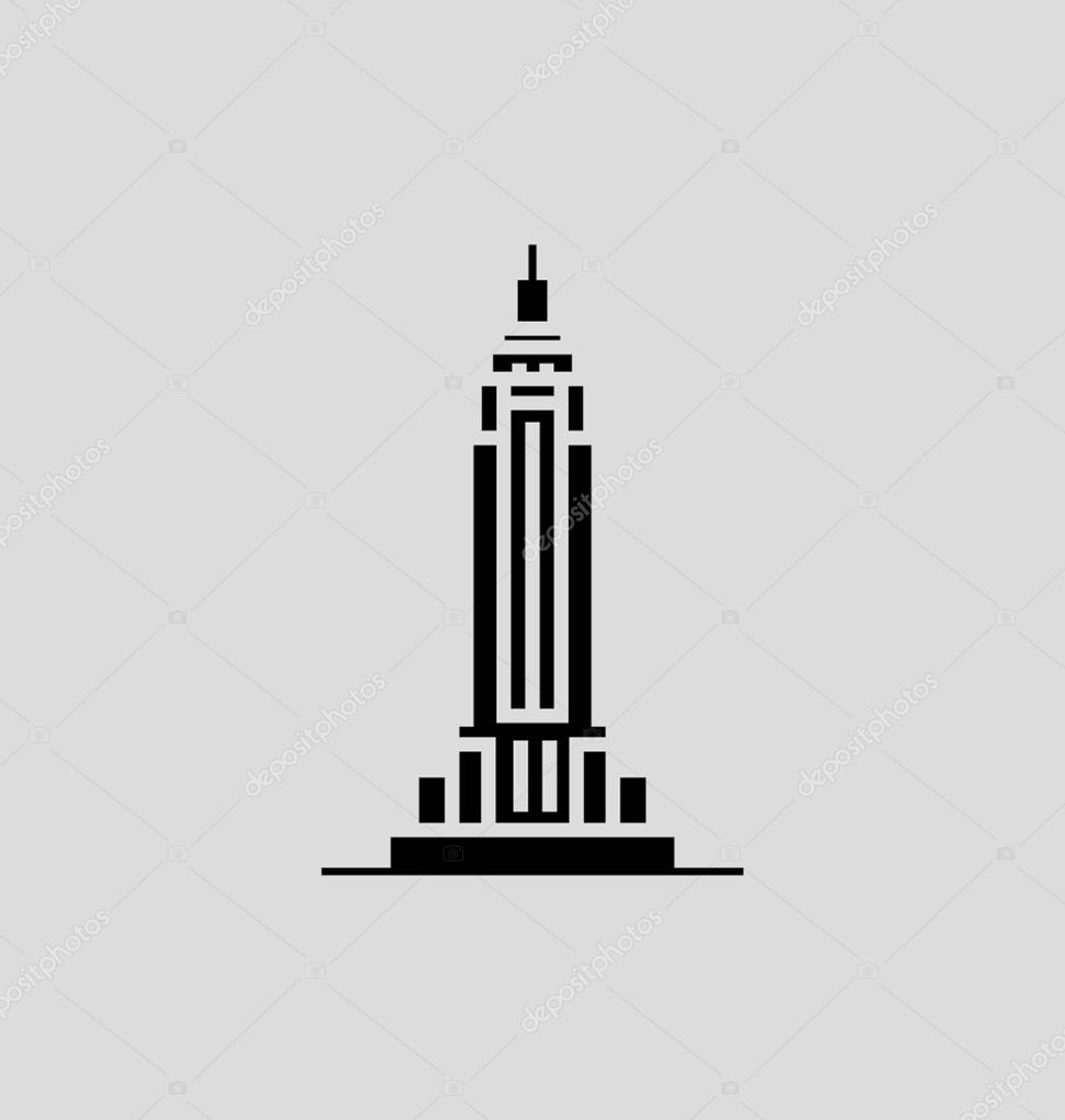 Empire State Building Vector Illustration Stock Vector Image by ...