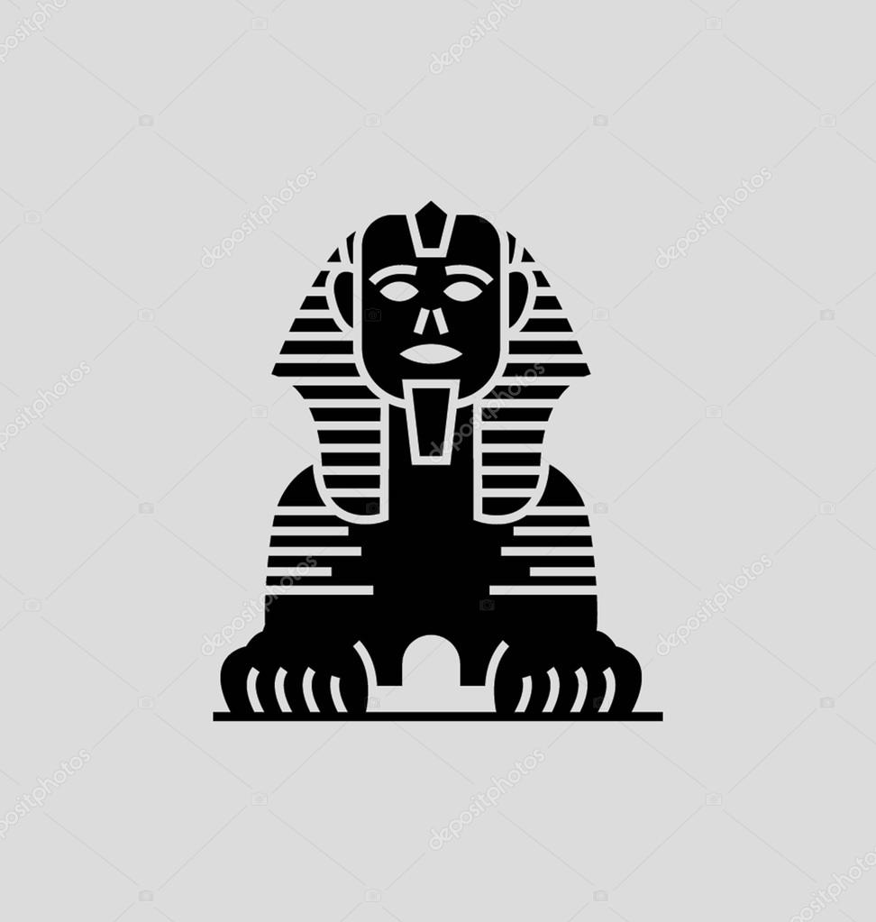 Sphinx Egypt Vector Illustration — Stock Vector © creativestall #110394790