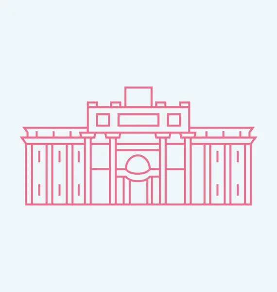 Trevi Fountain Vector Illustration — Stock Vector © creativestall ...