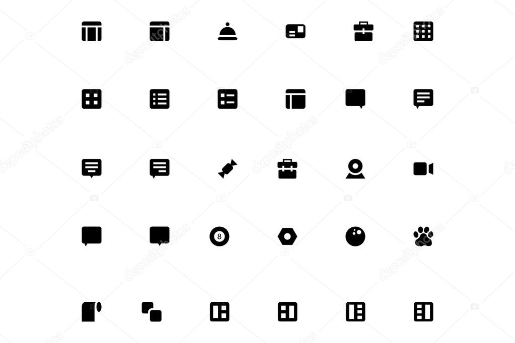 Mini Vector Icons 27 — Stock Photo © creativestall #73989865