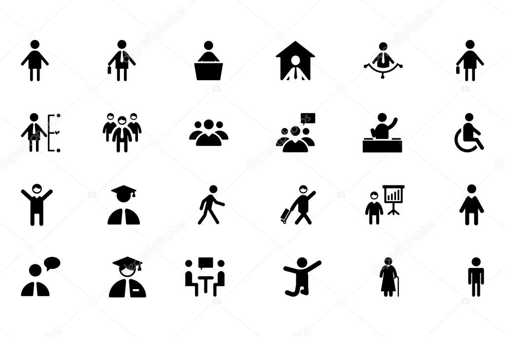 People Vector Icons 1 Stock Vector Image by ©creativestall #76385981
