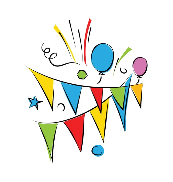 Ícone de buntings Vector Art Stock Images | Depositphotos