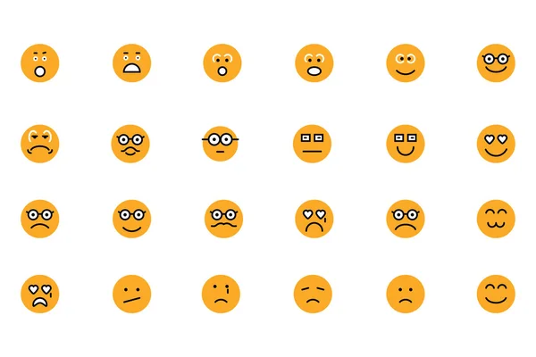 Smiley Line Vector Icons 5 Stock Vector by ©creativestall 85331800