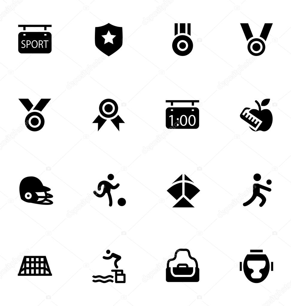 Deportes Vector iconos 8 Vector de stock por ©creativestall 85348328
