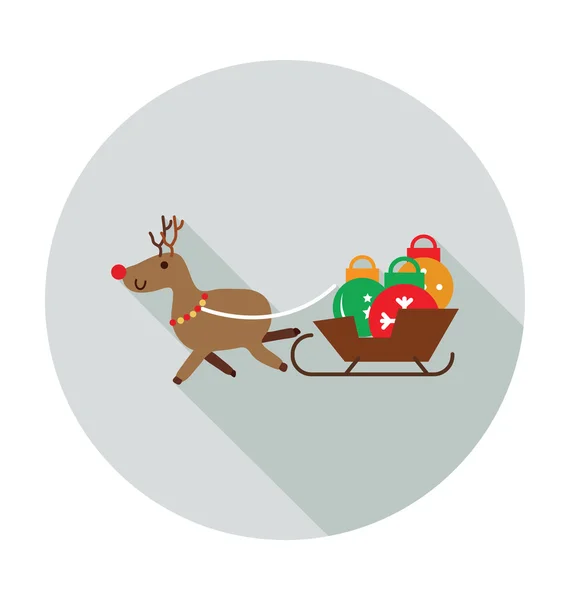 The santa cart icon Vector Art Stock Images | Depositphotos