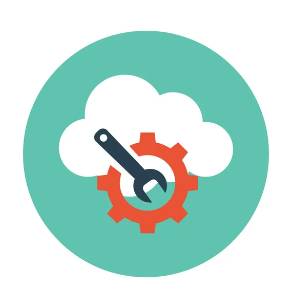 Cloud maintenance icon illustration Vector Art Stock Images | Depositphotos