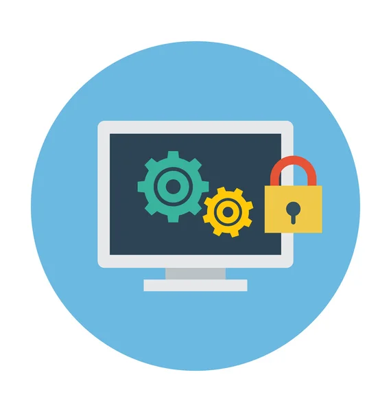 Network Security Vector Icon Stock Vector by ©creativestall 80961972