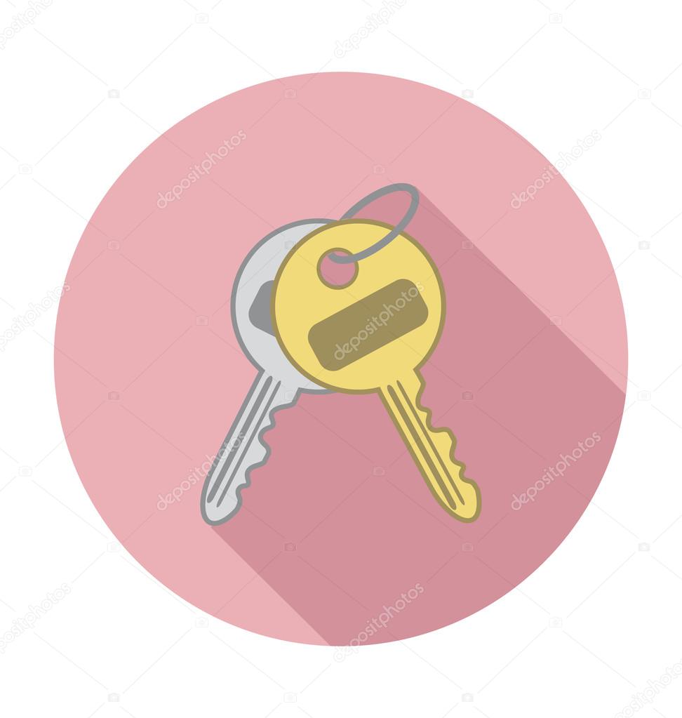 Ilustración de vectores coloreados de llaves 2023