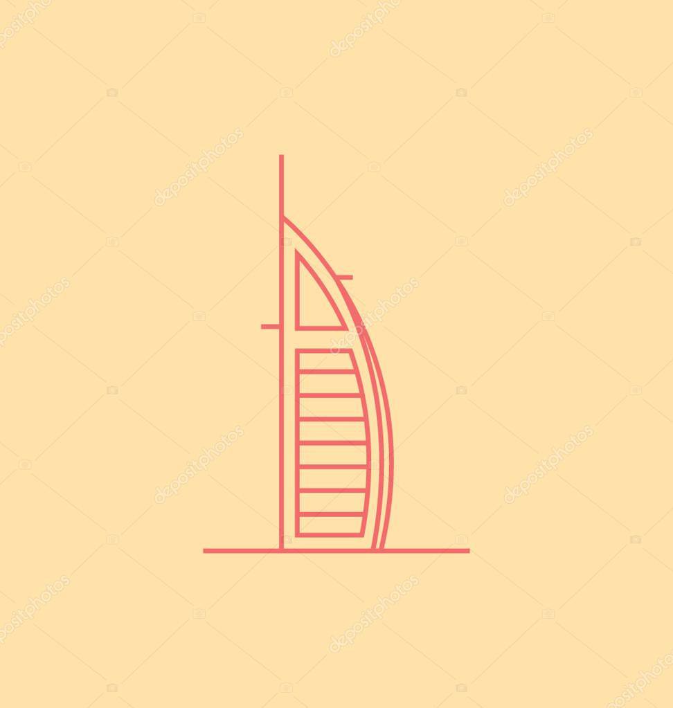 Burj Al Arab colored Vector Illustration — Stock Vector © creativestall ... Burj Al Arab colored Vector Illustration — Stock Vector © creativestall ...