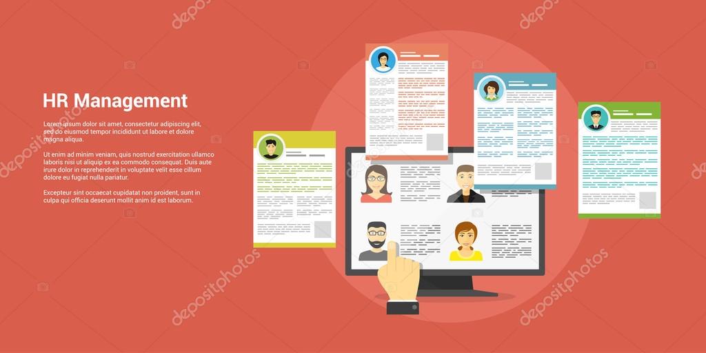 Human resource concept Stock Vector Image by ©Den.the.Grate@gmail.com ...