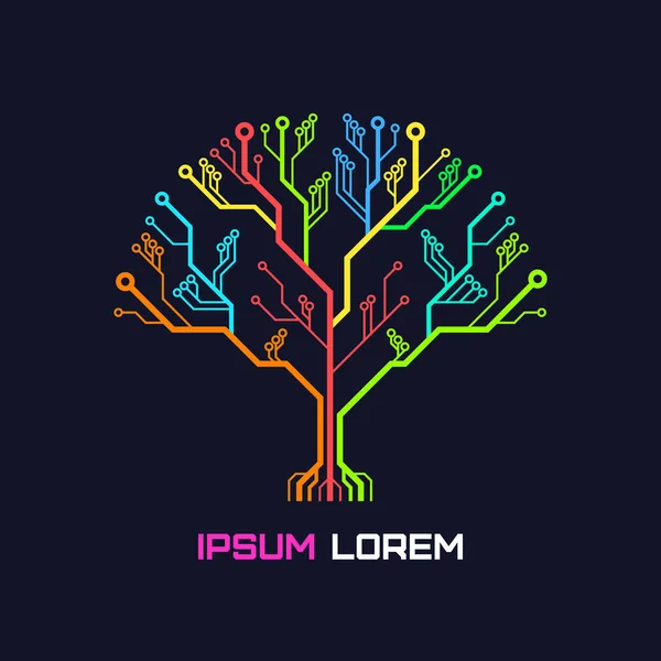 Printed circuit board tree Stock Vector Image by ©Den.the.Grate@gmail ...