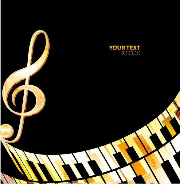 Musical background Stock Vector Image by ©1nana1 #59541605