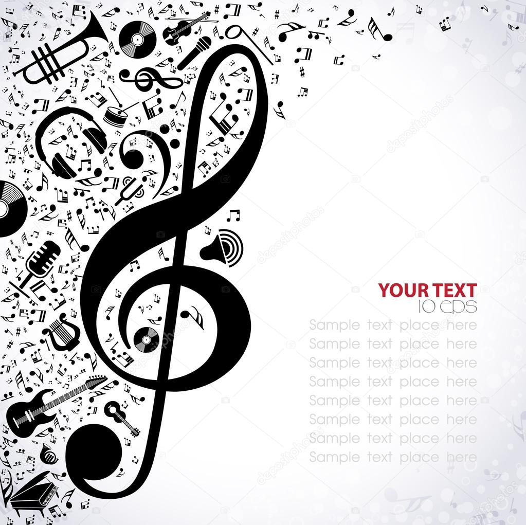 Musical signs background Stock Vector Image by ©1nana1 #74136413