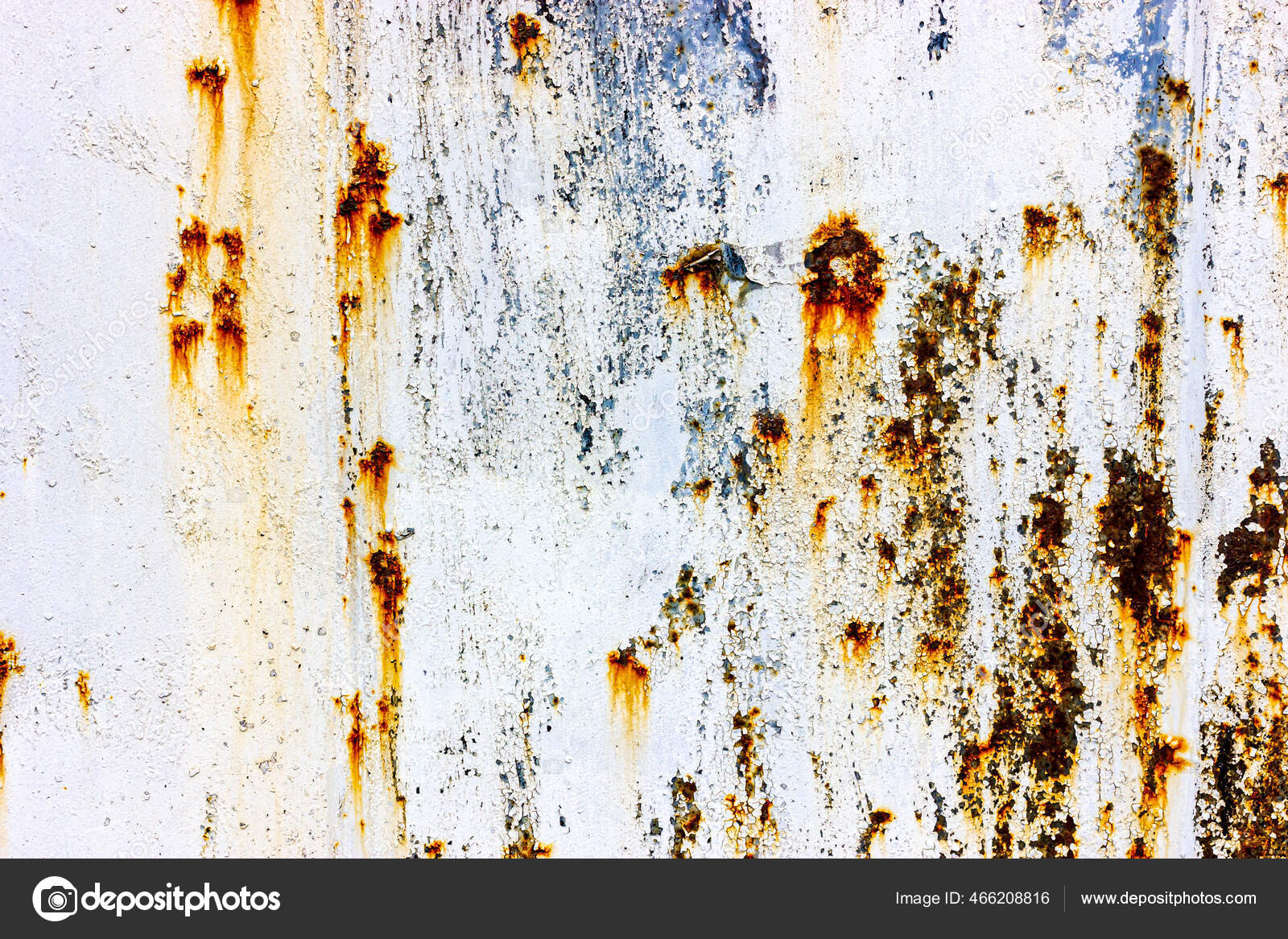 Metal corrosion process. Texture of an old rusty metal sheet. The ...