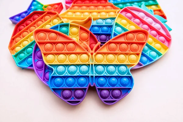 Rainbow Pop It Bubble Sensory Fidget Toys — Stock Photo © MAnuta #479695130