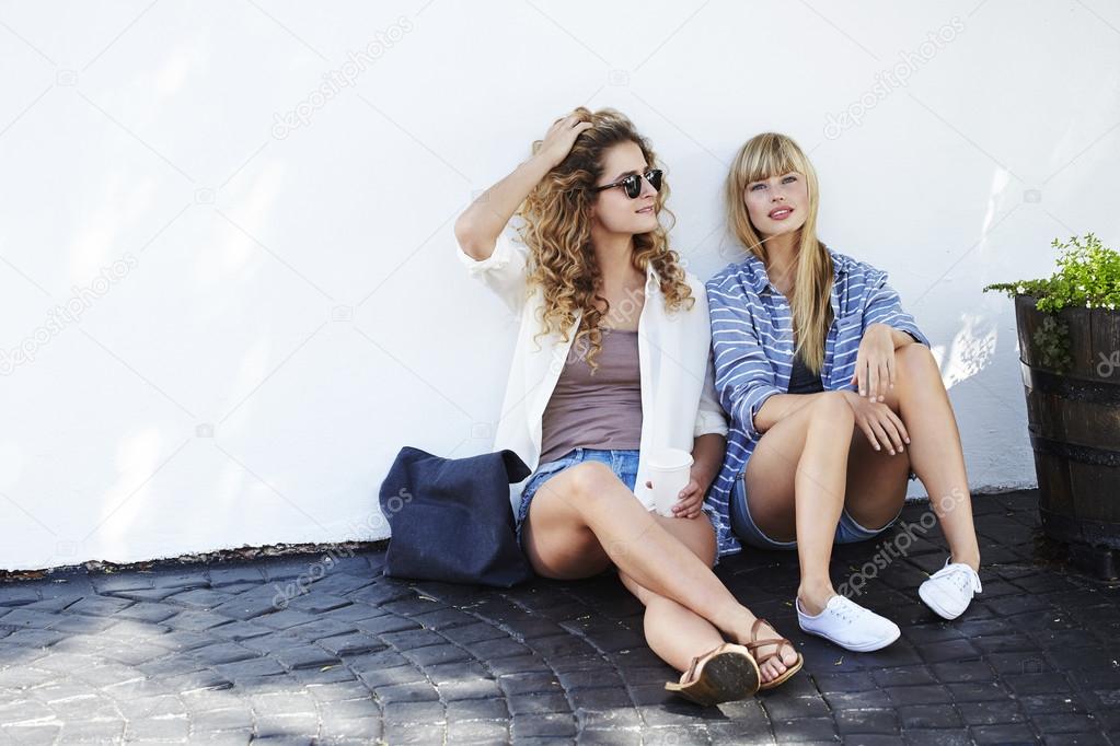 Beautiful young friends Stock Photo by ©sanneberg 100526150