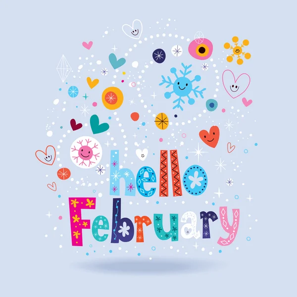 100,000 Hello february Vector Images | Depositphotos