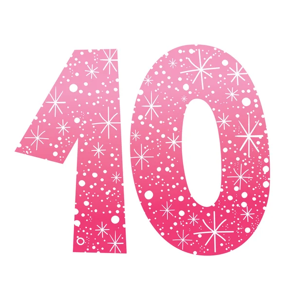 numero diez — Vector de stock © Ozii45 #52511929