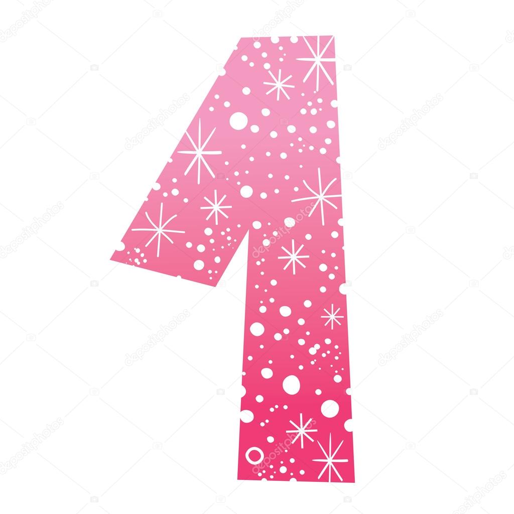 Decorative celebratory number one — Stock Vector © Aliasching #123926394