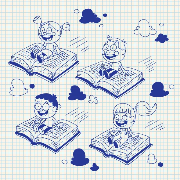 1,384 Flying books Vector Images, Flying books Illustrations ...