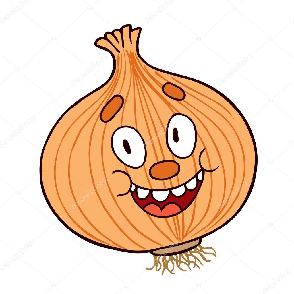 Cebolla de dibujos animados vector, gráfico vectorial © Aliasching ...